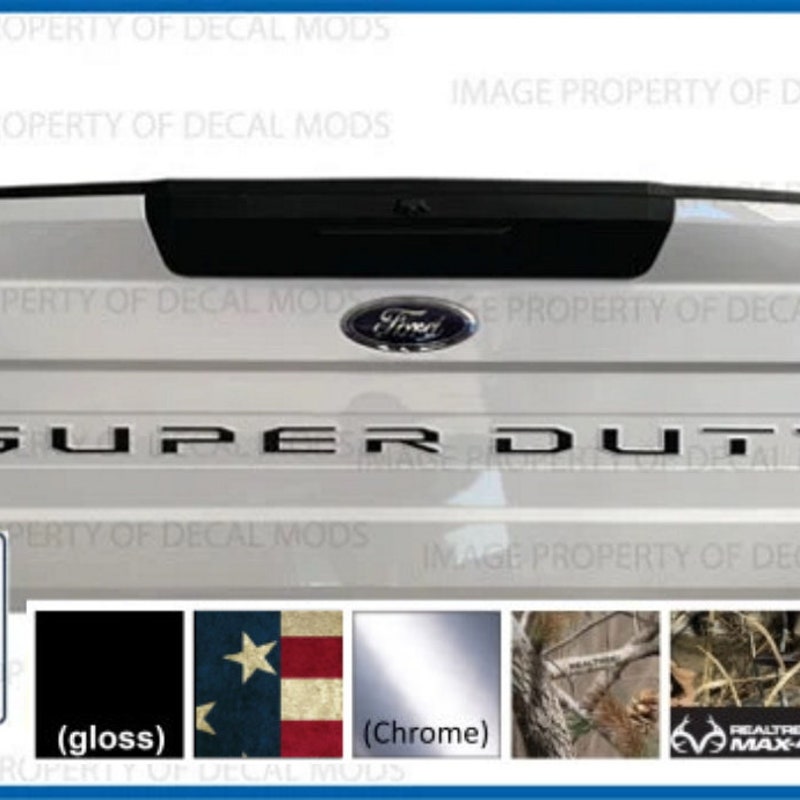 Super Duty Emblems Black - Etsy