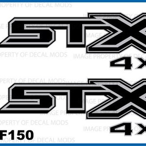 Ford F150 STX 4X4 Decals Stickers (2015-2020) Set of 2 Officially ...