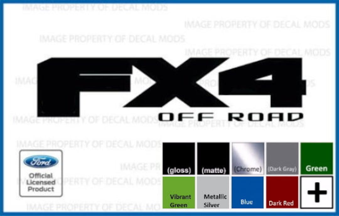 FX4 Offroad Decals Stickers for F150 (2015-2020) F250 F350 F450 (2017 ...