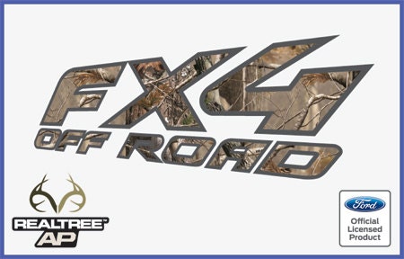 Ford F250 F350 F450 FX4 off Road Realtree AP Decals Stickers - AP (1997 ...