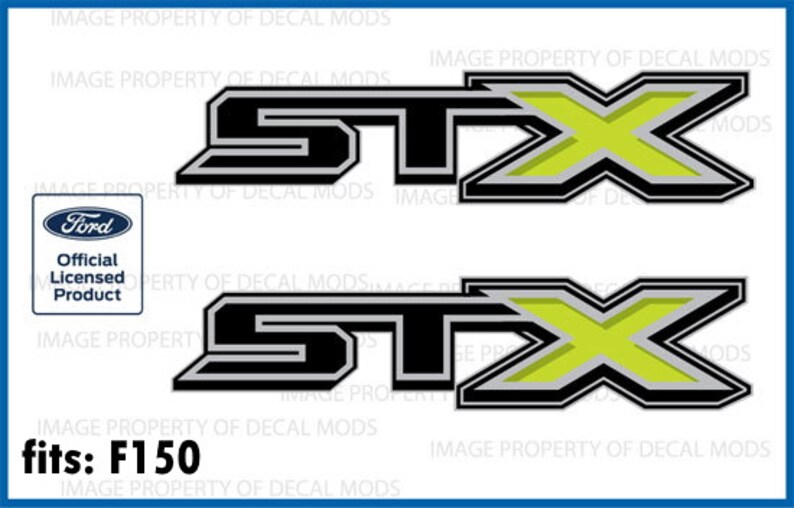 Ford F150 STX Decals Stickers 2015-2020 Set of 2 Officially - Etsy