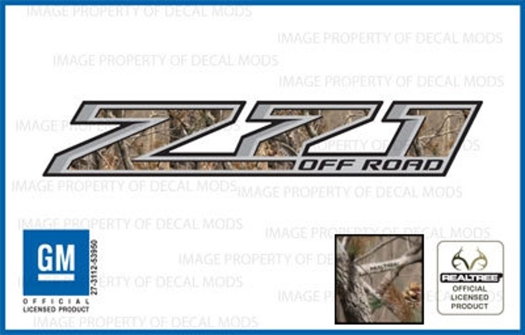 Chevy Silverado & GMC Sierra Z71 off Road Truck Stickers Decals ...