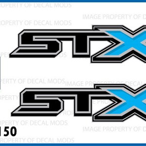 Ford F150 STX Decals Stickers (2015-2020) Set of 2 Officially Licensed ...