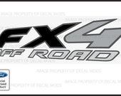Ford F250 F350 F450 FX4 Black & Gray off Road Decals Stickers - Etsy