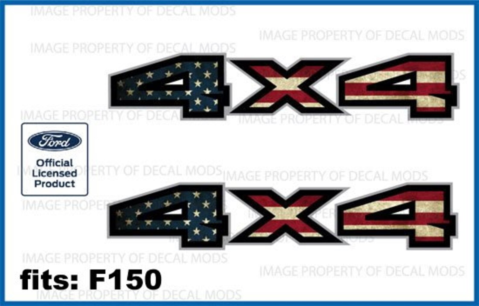 Ford F150 American Flag 4X4 Decals Truck Stickers 2015-2020 | Etsy