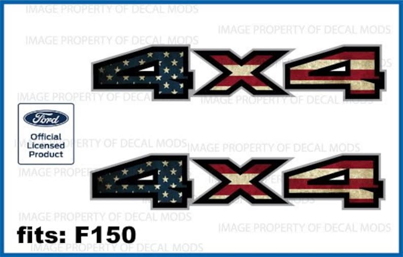 Ford F150 American Flag 4X4 Decals Truck Stickers 2015-2020 - Etsy