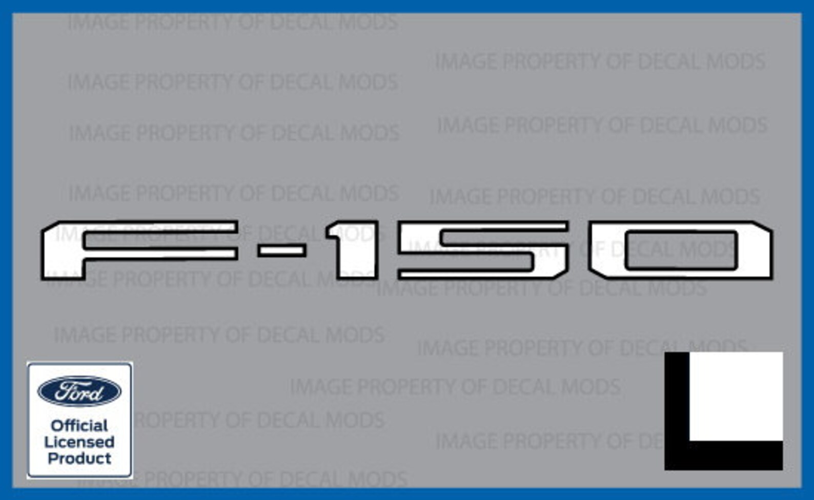 2018, 2019, 2020 Ford F150 Tailgate Letter Inserts Decals Stickers fits ...