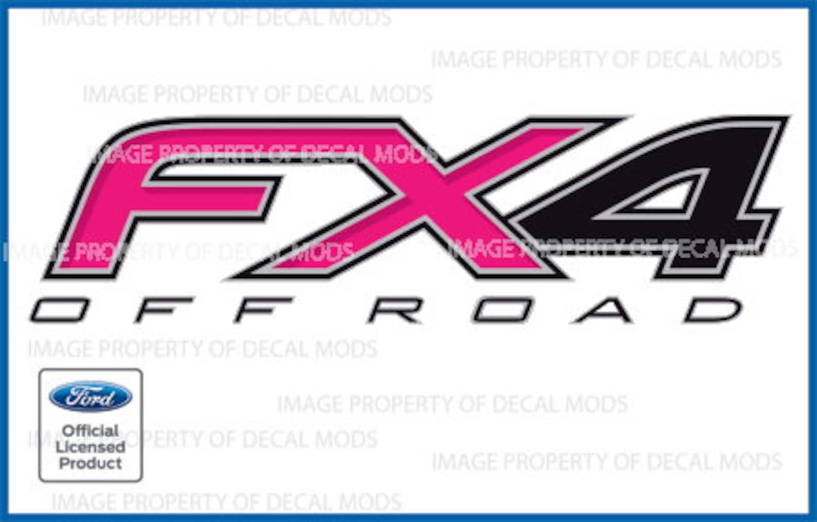 Ford F150 HOT PINK FX4 off Road Decals Truck Stickers (2012, 2013, 2014 ...