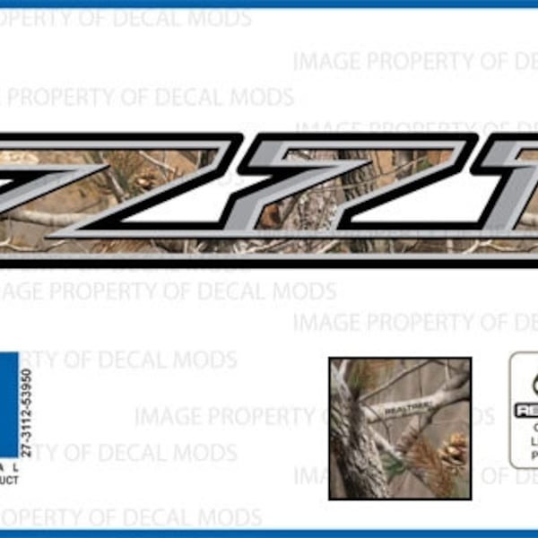 Realtree Truck Decals - Etsy