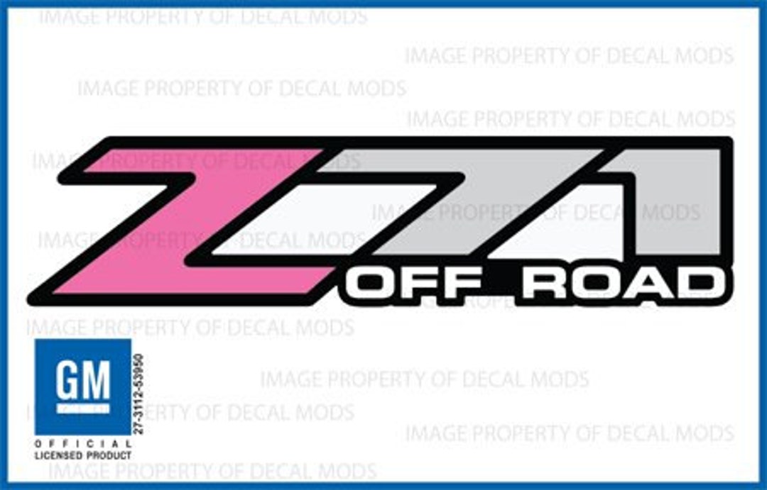 Chevy Silverado / GMC Sierra PINK Z71 off Road Decals Stickers - FP ...