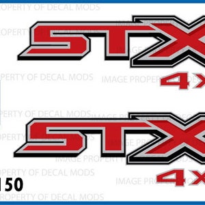 Ford F150 STX 4X4 Decals Stickers (2015-2020) Set of 2 Officially ...