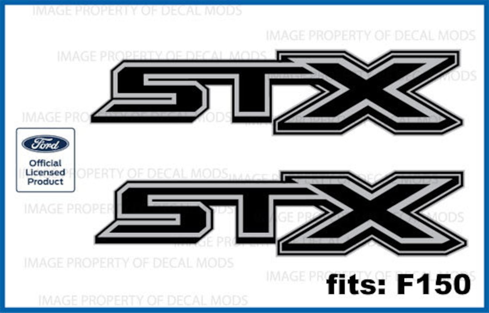 Ford F150 STX Decals Stickers (2015-2020) Set of 2 Officially Licensed ...