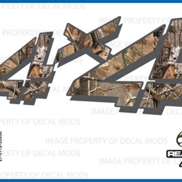 Realtree Truck Decals - Etsy