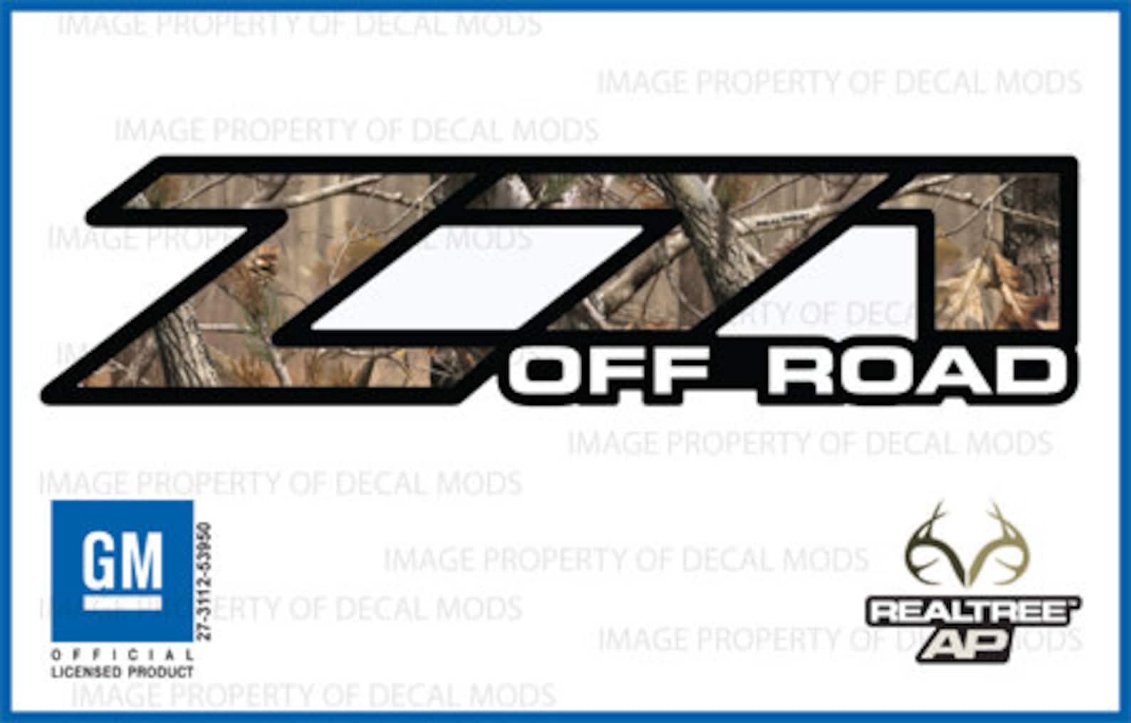 Chevy Silverado / GMC Sierra Realtree AP Z71 off Road Decals | Etsy