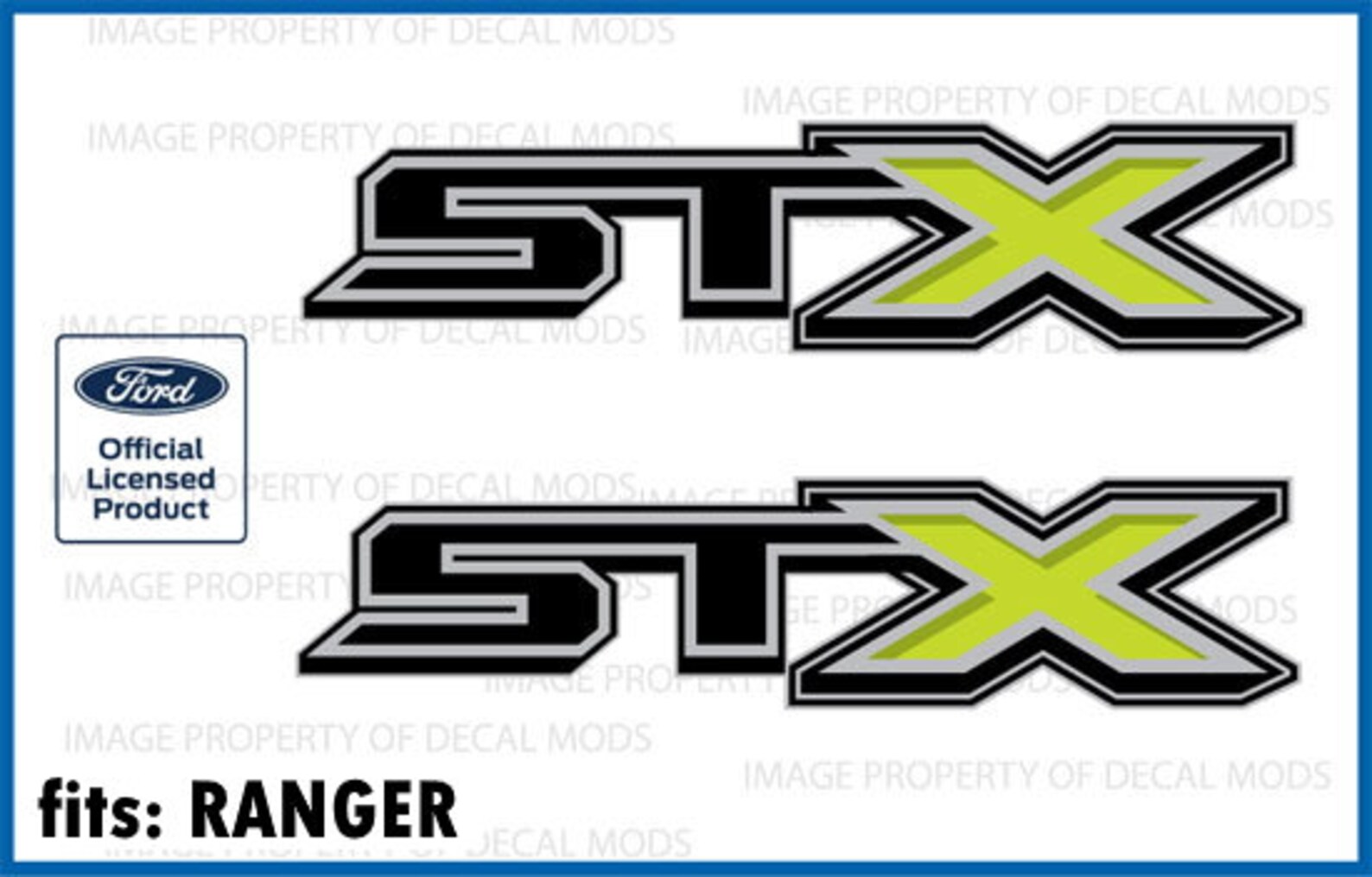 Ford RANGER STX Decals Stickers 2019-2020 Set of 2 - Etsy UK