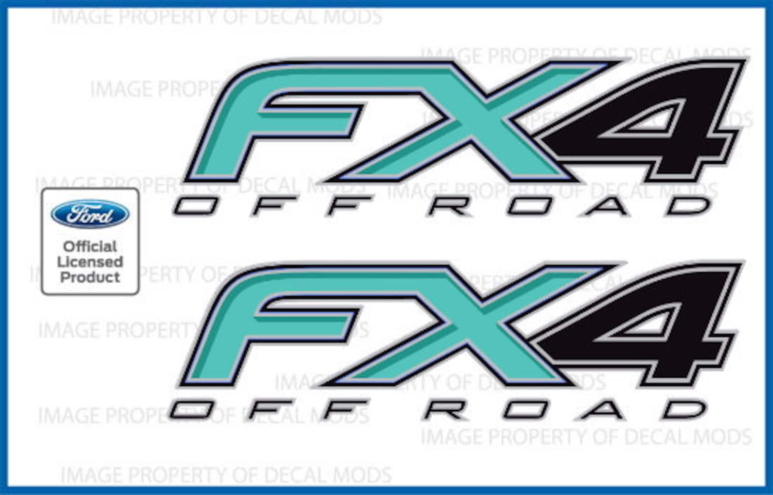 Ford F150 FX4 off Road Decals Truck Stickers TURQOISE 2012 - Etsy