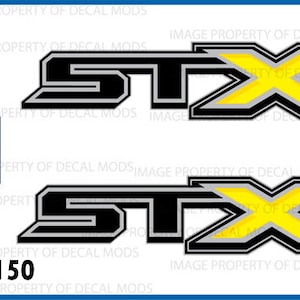 Ford F150 STX Decals Stickers (2015-2020) Set of 2 Officially Licensed ...
