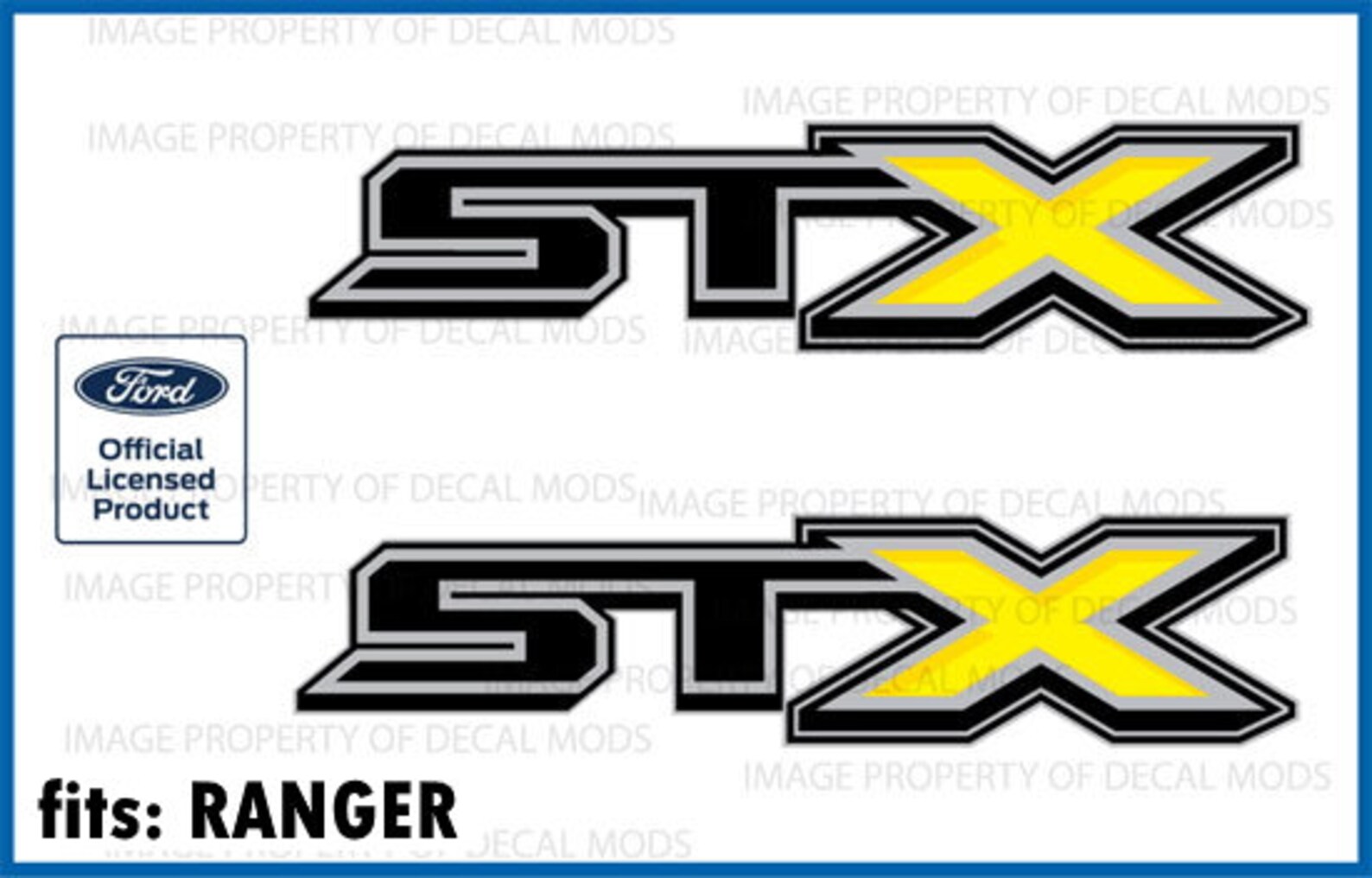 Ford RANGER STX Decals Stickers 2019-2020 Set of 2 - Etsy