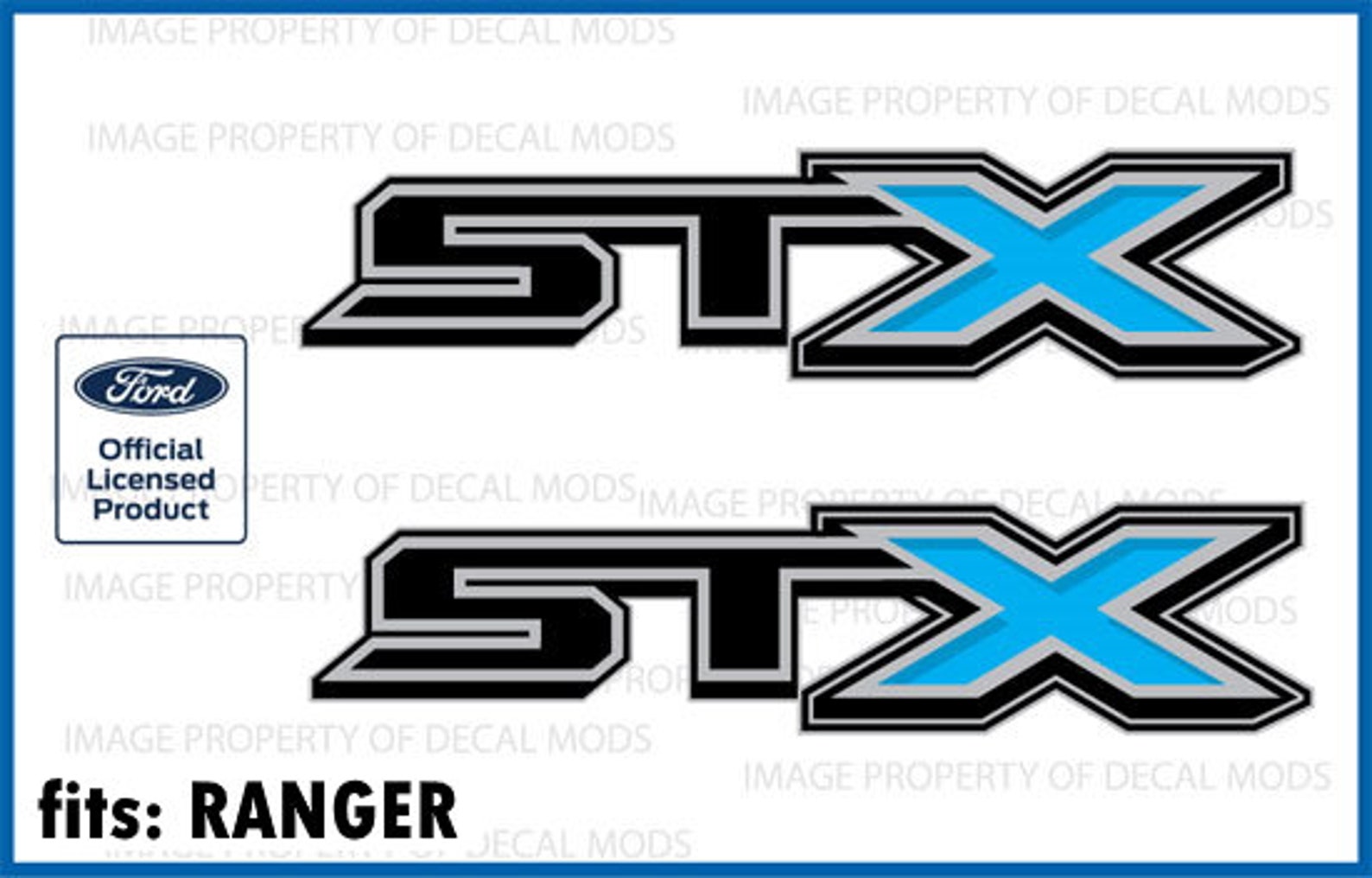 Ford RANGER STX Decals Stickers 2019-2020 Set of 2 - Etsy Denmark
