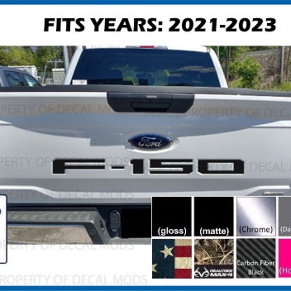2023 Ford F150 Tailgate Decal - Etsy