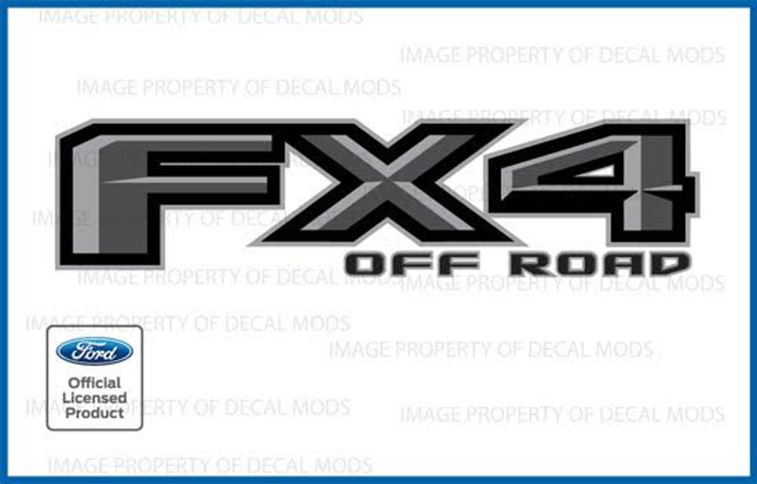 Ford F150 FX4 off Road Decals Truck Stickers Gray & Black (2015 - 2020 ...
