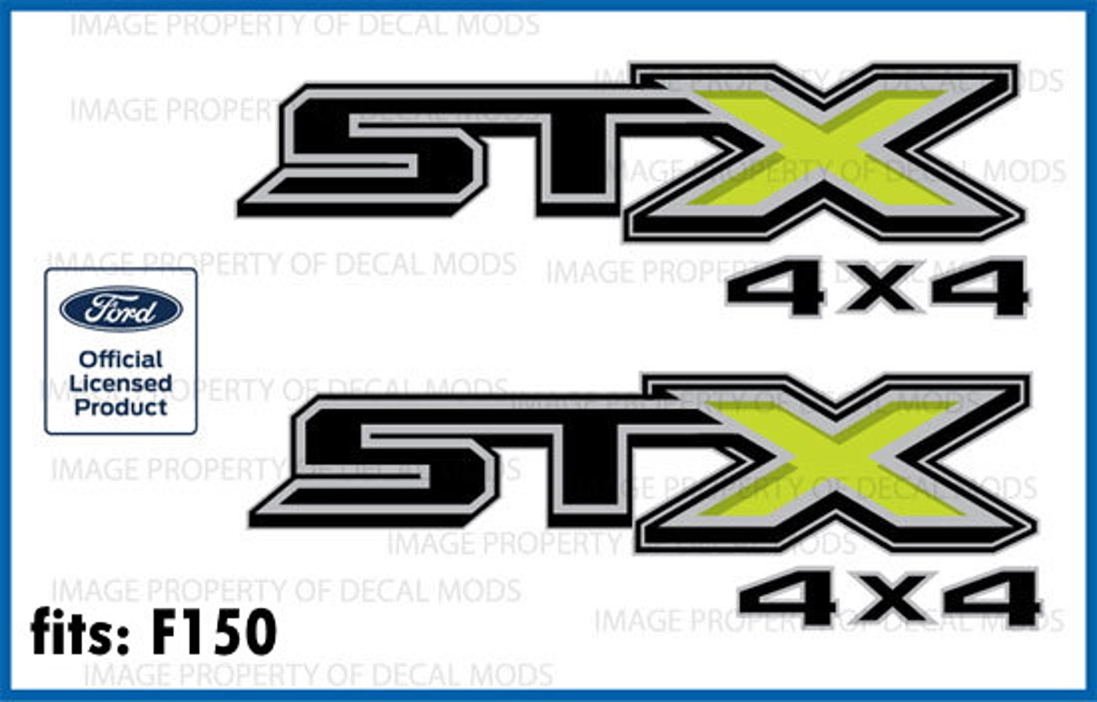 Ford F150 STX 4X4 Decals Stickers (2015-2020) Set of 2 Officially ...
