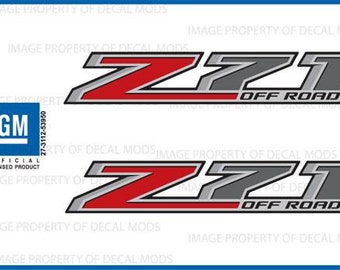 Chevy Silverado & GMC Sierra Z71 Decals Stickers F - Etsy