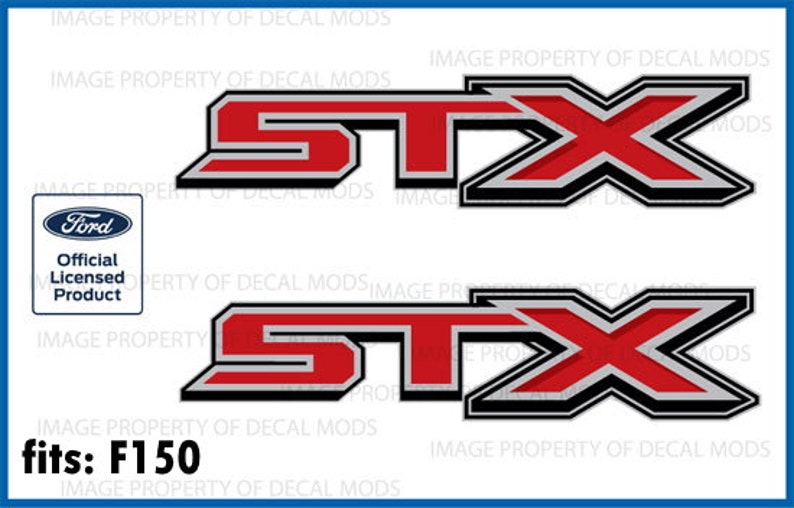 Ford F150 STX Decals Stickers 2015-2020 Set of 2 Officially - Etsy