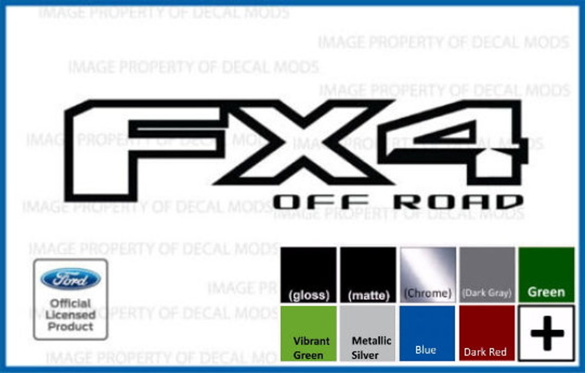 FX4 Offroad Decals Stickers for Ford F150 2015-2020 Set of | Etsy