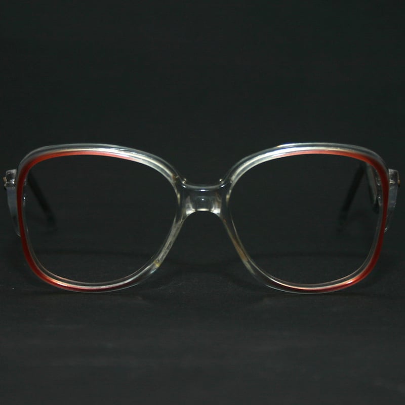 Red Eyeglasses - Etsy