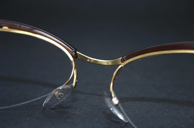 Nylor Eyeglasses Browline Frame New Old Stock NOS Glasses Medium Size ...