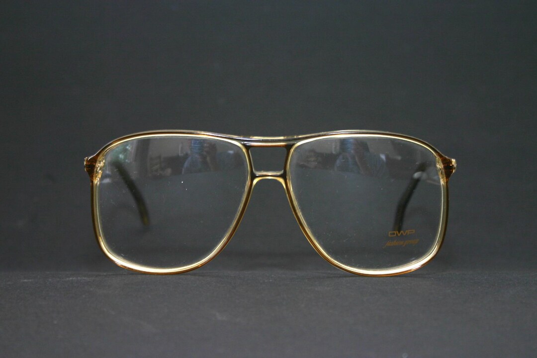 Aviator Eyeglasses Frame Sexy 80's OWP Germany Pilot Oversized Large 58 ...