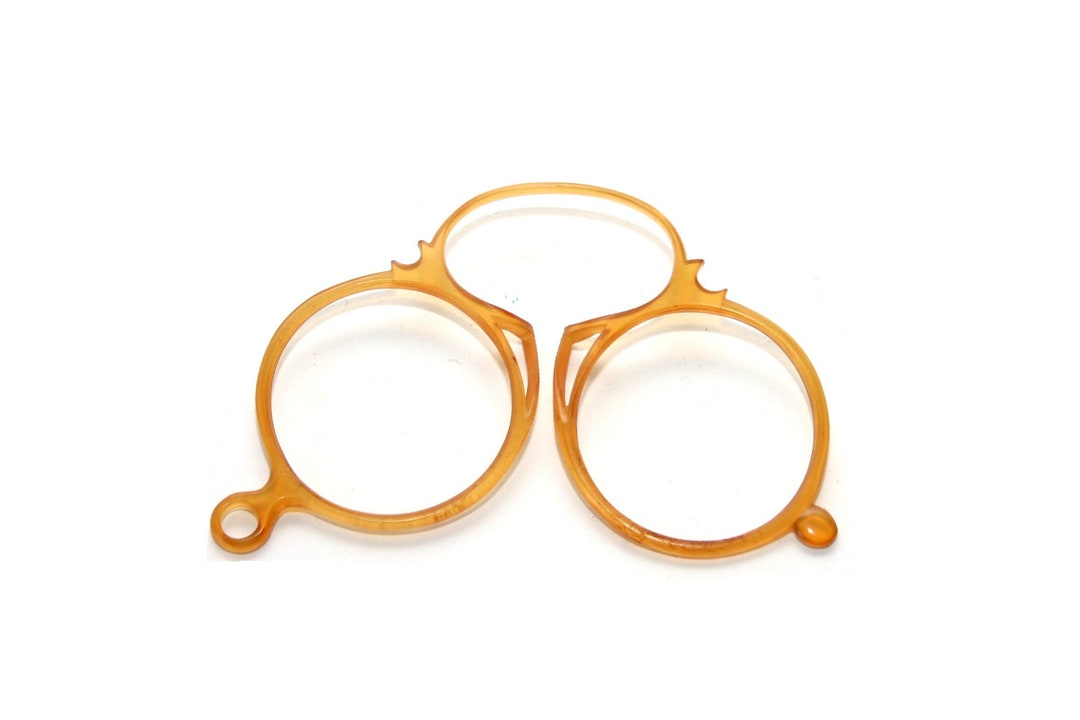 Amber Celluloid Pince Nez Antique Nose Pinch NEW Old Stock - Etsy