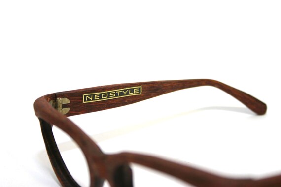 Neostyle 60's Cat Eye Glasses Frame Eyeglasses Wood L… - Gem