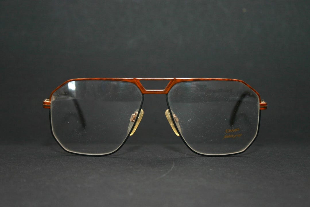 Vintage Aviator Eyeglasses Frame OWP Mod. 8406 XL Extra Large Size 60 ...