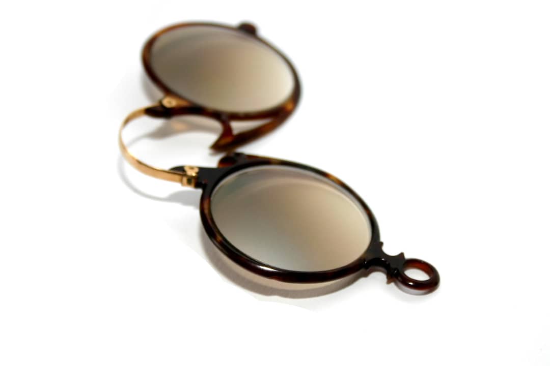 Celluloid Pince Nez Antique Nose Pinch Gold Filled Metal - Etsy