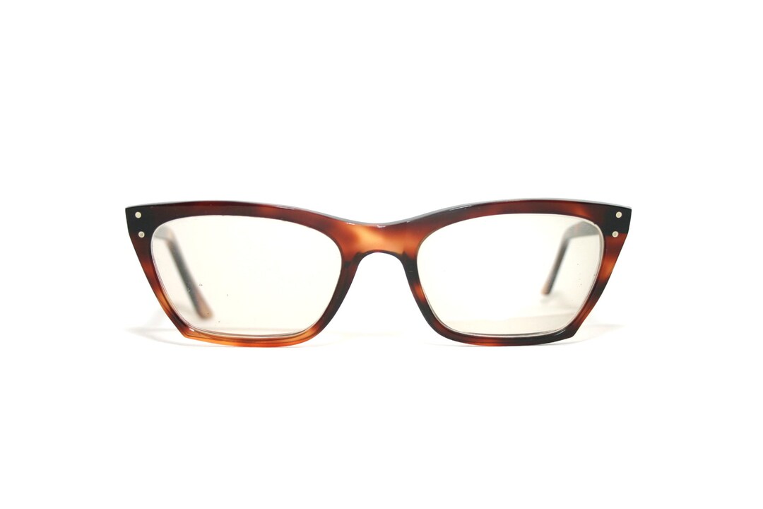 French Eyeglasses Vintage 1960's Original Women's Chestnut Brown Medium ...