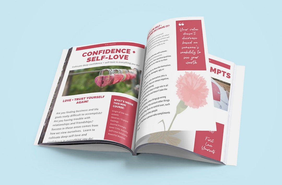 Confidence + Self Love Workbook - Etsy