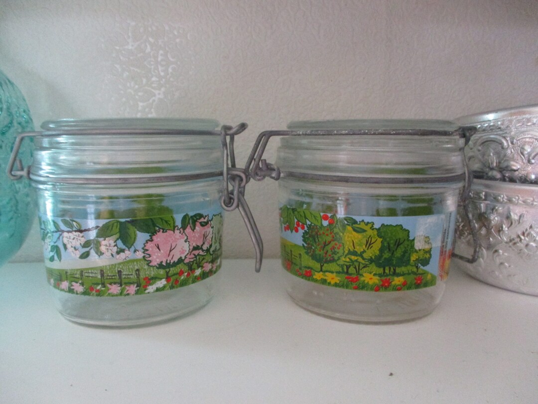 2 pot à conserve Le Parfait série limitée décoré/ pot à - Etsy France