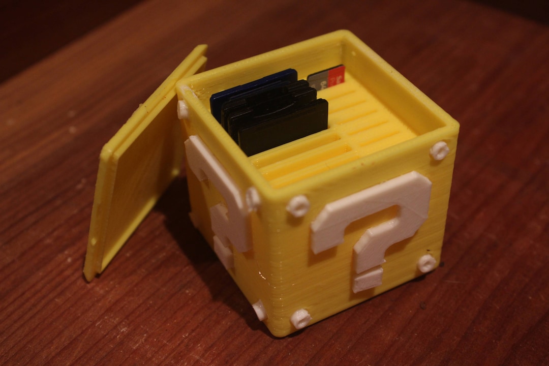 3D Printed Mario SD Card Holder - Etsy