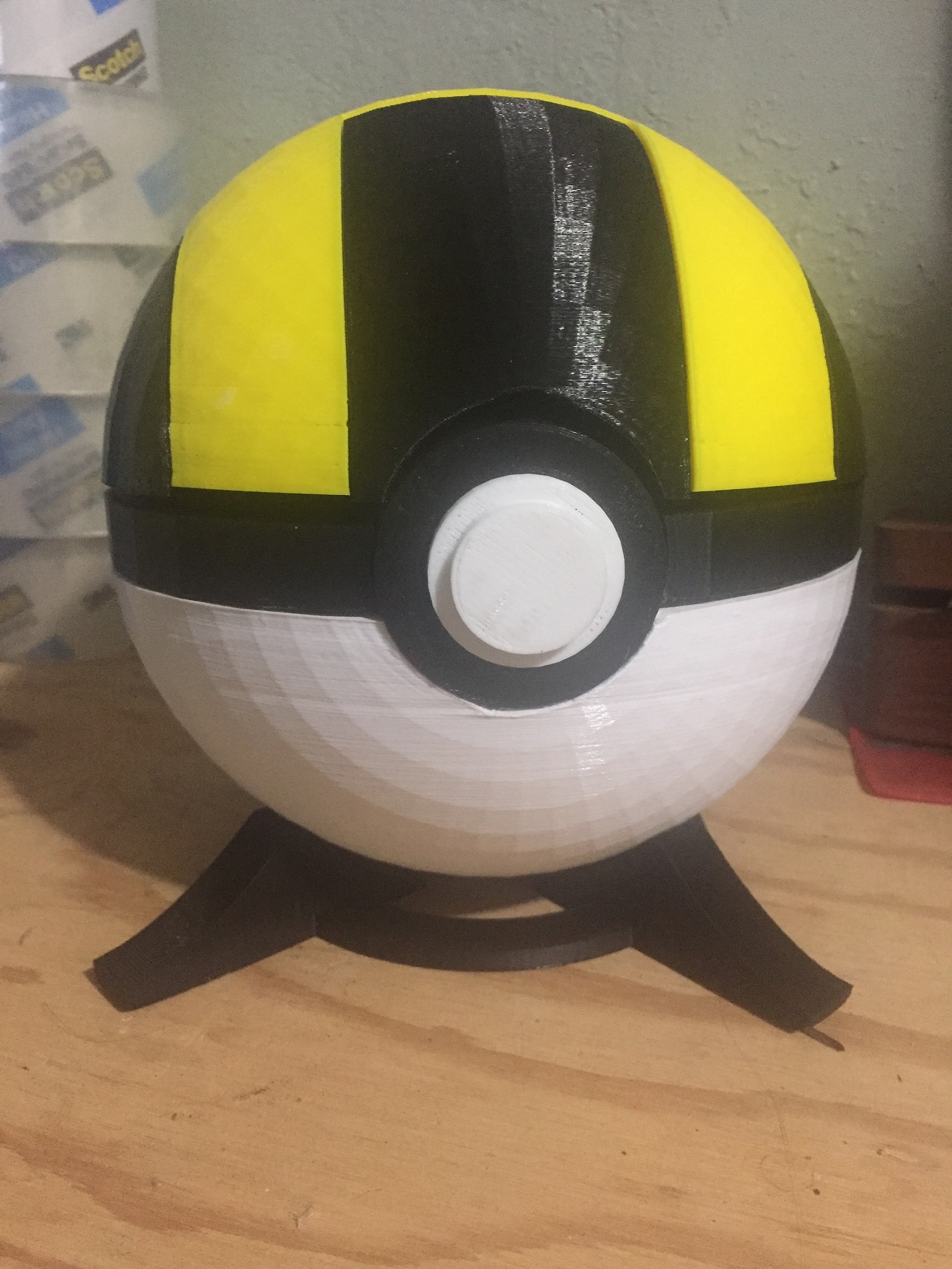 Large 3D Printed Pokeballs | Etsy