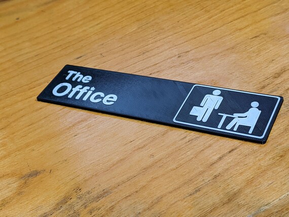 The Office Sign 3D Printed | Etsy