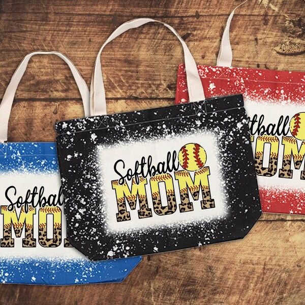 Softball Mom Tote Bag - Etsy