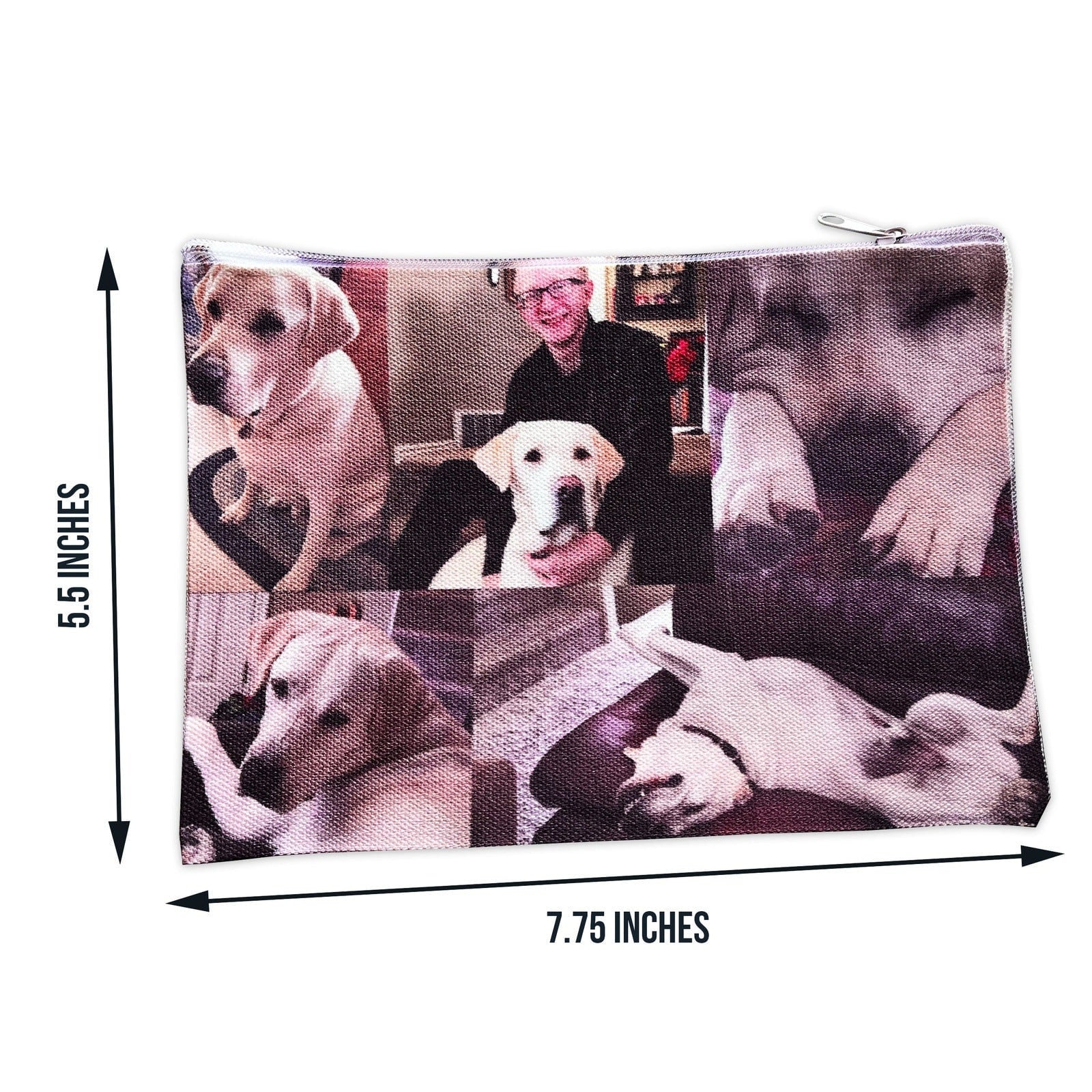 Custom Photo Collage Zipper Pouch: Personalized Makeup Bag - Etsy