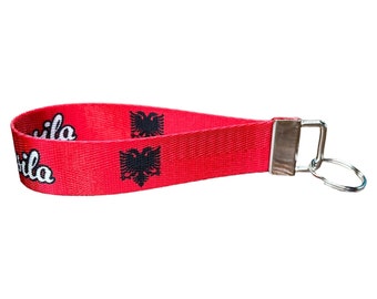 Personalized Mexican American Flag Personalized Name Nylon Key Fob ...