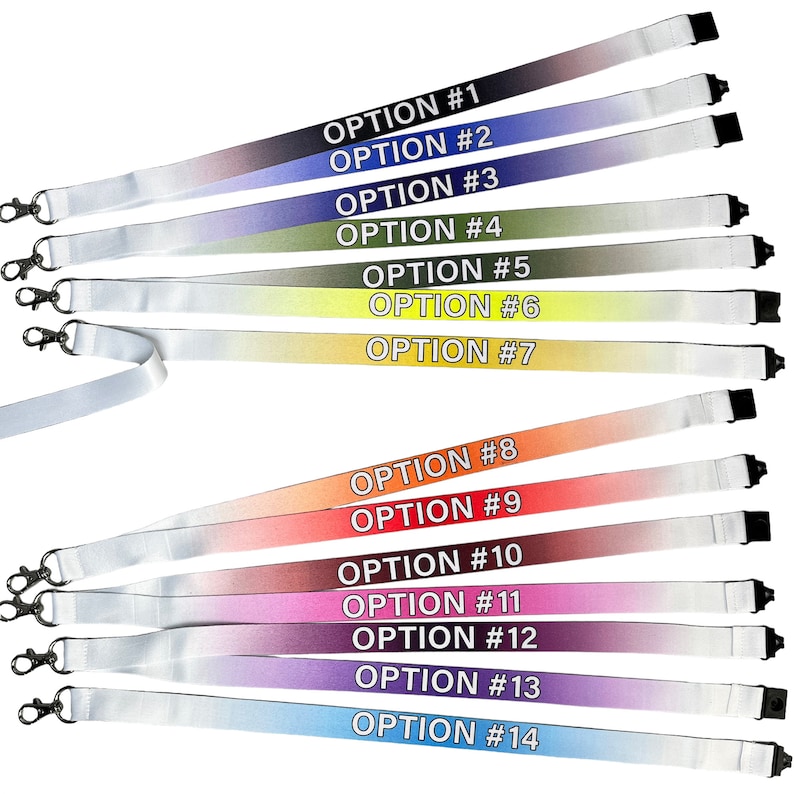 Custom Full Color Lanyard: Personalized Logo & Text - Etsy