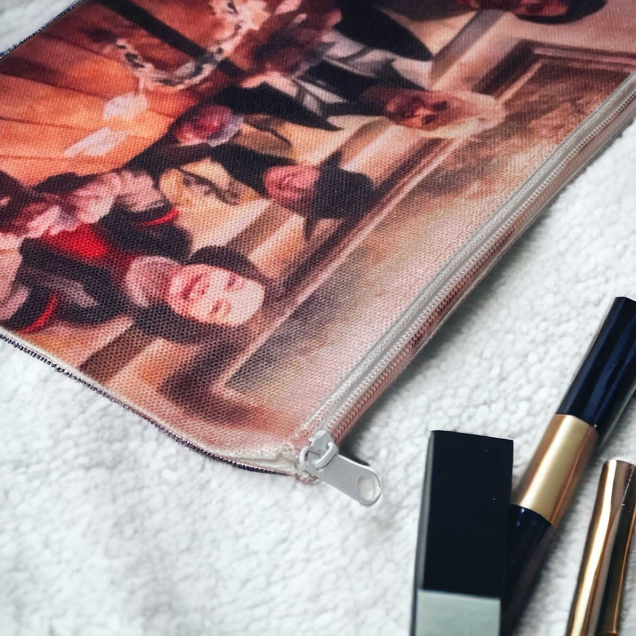 Custom Photo Collage Zipper Pouch: Personalized Makeup Bag - Etsy