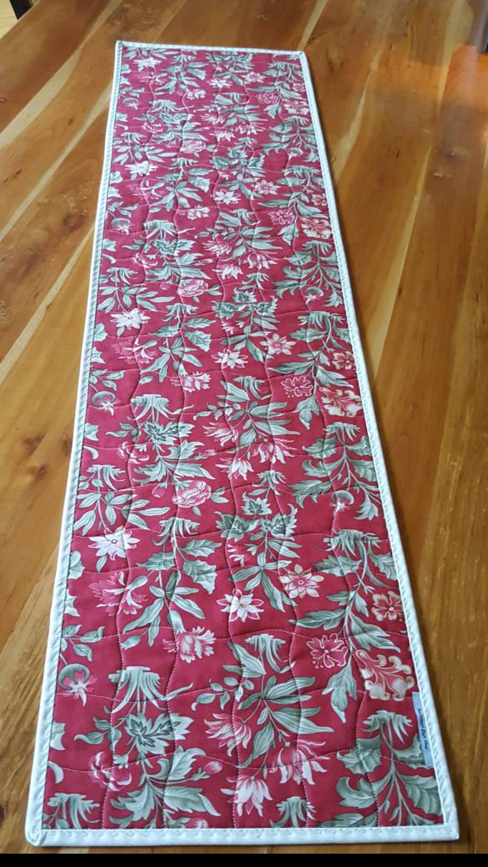 13 X 49 Quilted Table Topper, Runner, Wall Hanging, Coffee Table ...