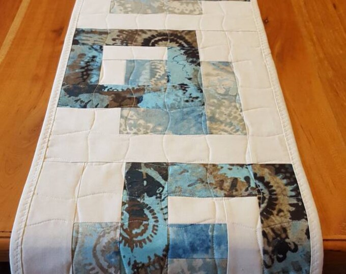 13 X 49 Quilted Table Topper, Runner, Wall Hanging, Coffee Table ...
