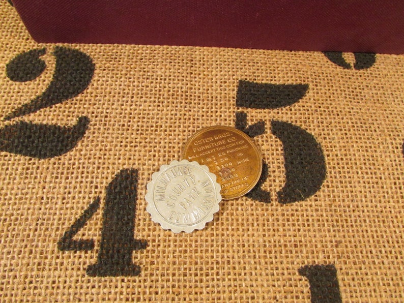 Old Trade Tokens, Two Vintage Collectible Tokens - Etsy